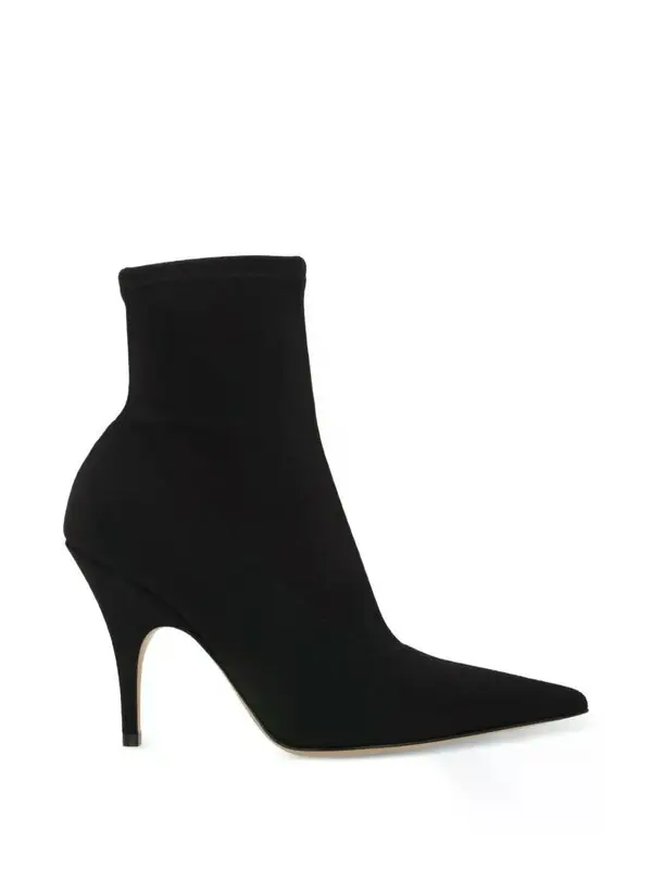 GIANVITO ROSSI Osaka Pointed-toe Ankle Boots - Black