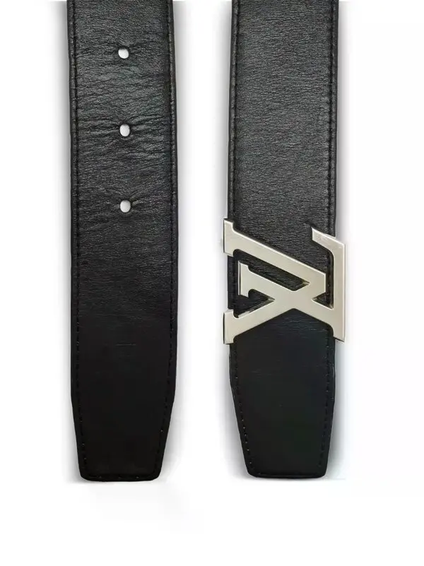 LOUIS VUITTON 2024 Logo Plaque Reversible Belt