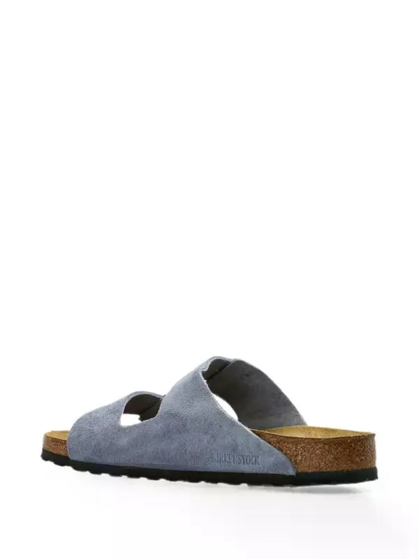BIRKENSTOCK Arizona Double-strap Suede Sandals - Blue