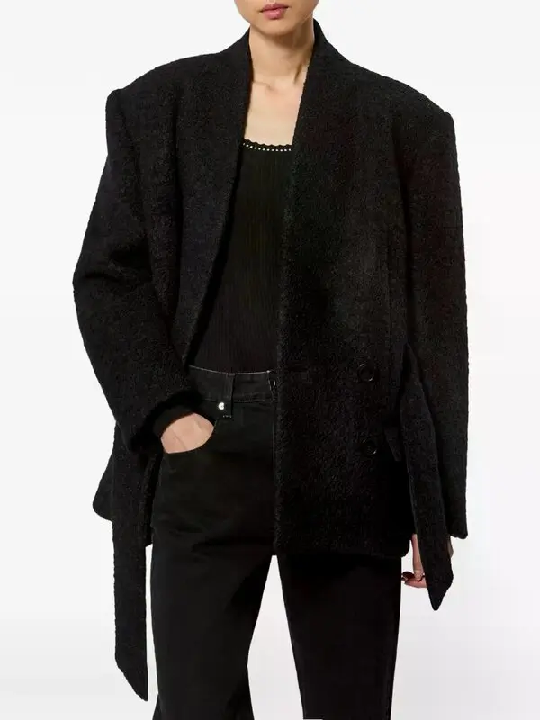 Isabel Marant Étoile Syndra Bouclé Jacket - Black