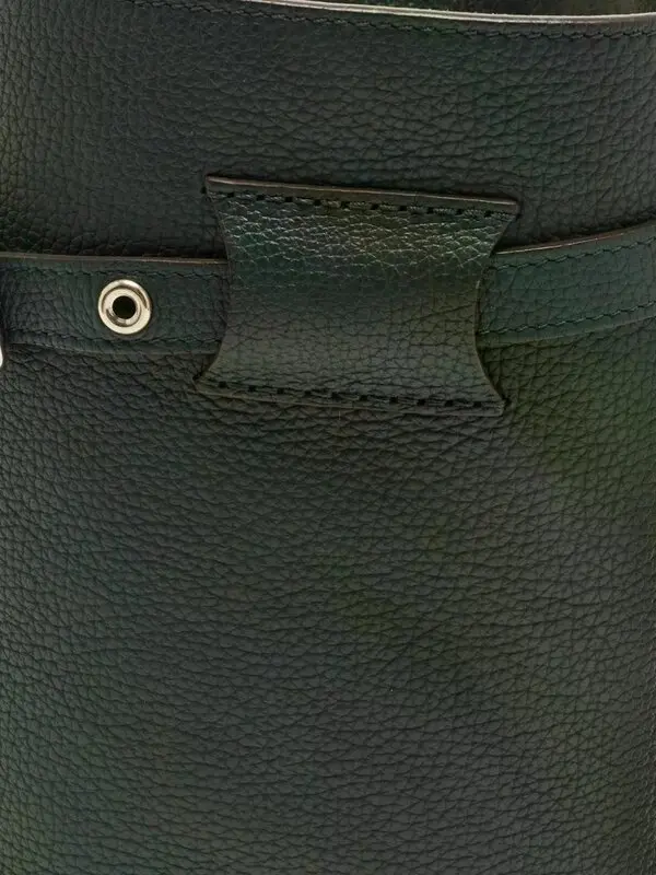 Celine Big Bag Belted Bucket Bag - Green