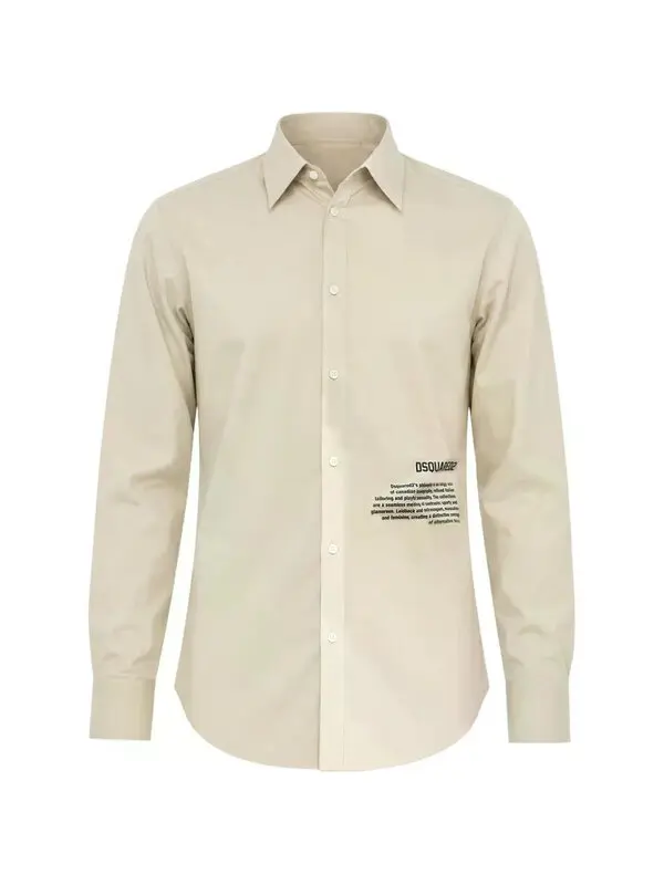 Dsquared2 Logo-print Poplin Shirt