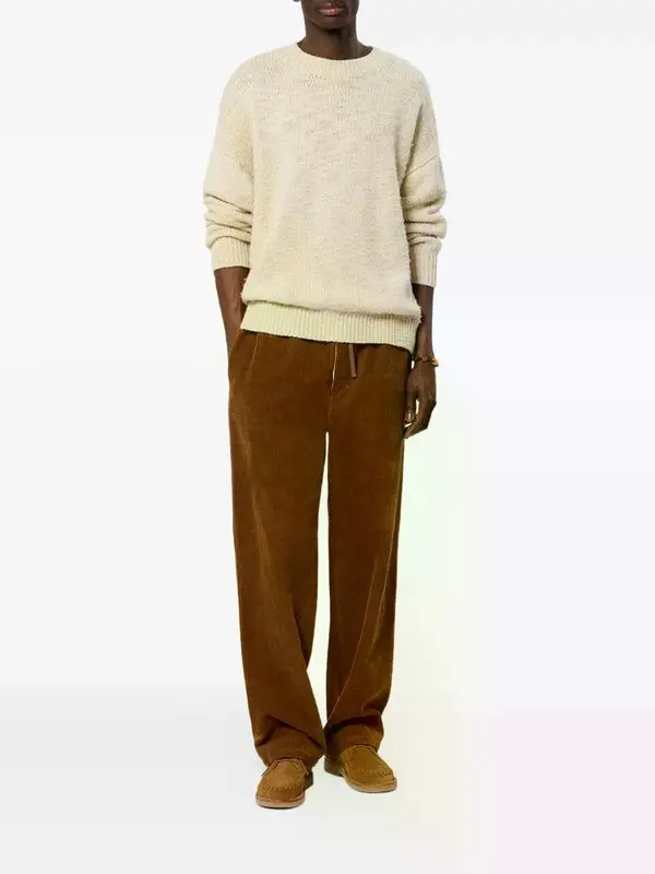 Isabel Marant Étoile Arlen Corduroy Relaxed Fit Trousers - Brown