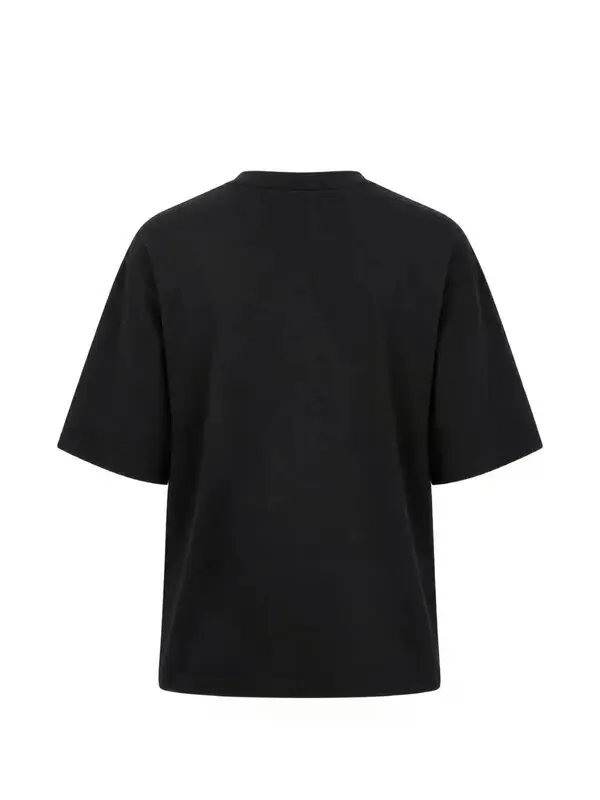 Off-White Logo Print Boxy T-shirt - Black