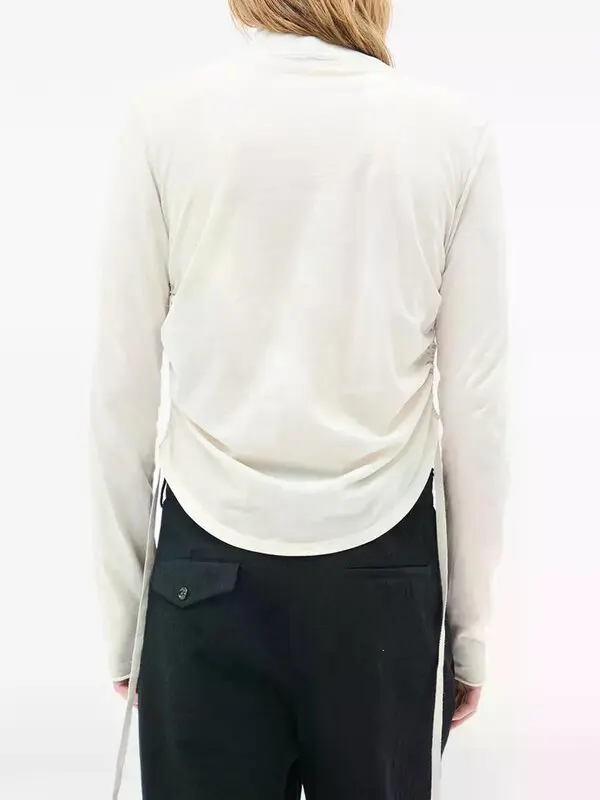 ANN DEMEULEMEESTER Lenart Mock-neck Long-sleeve Top