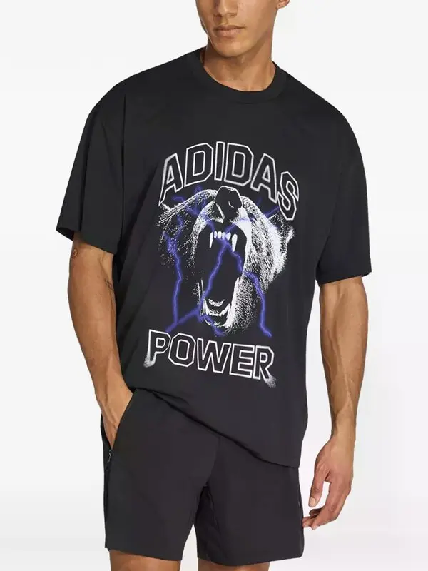 Adidas Graphic-print T-shirt - Black