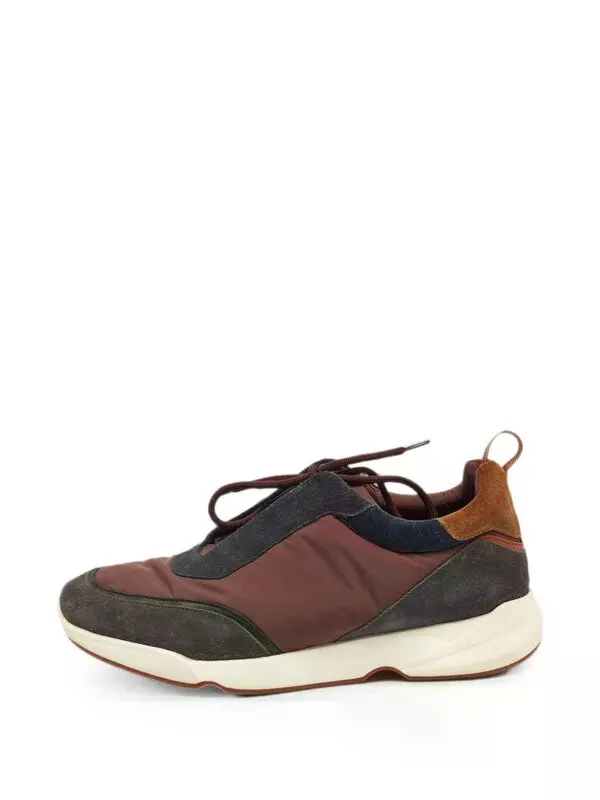 Loro Piana Paneled Sneakers - Brown