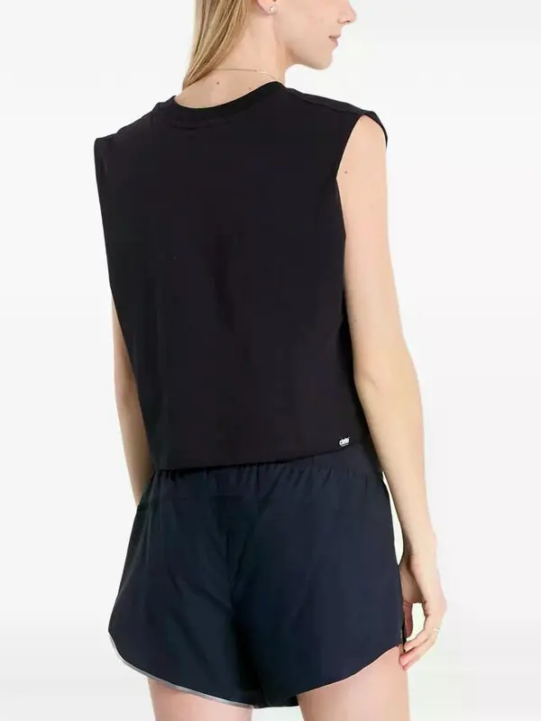 CIELE Ortank Cropped Tank Top - Black