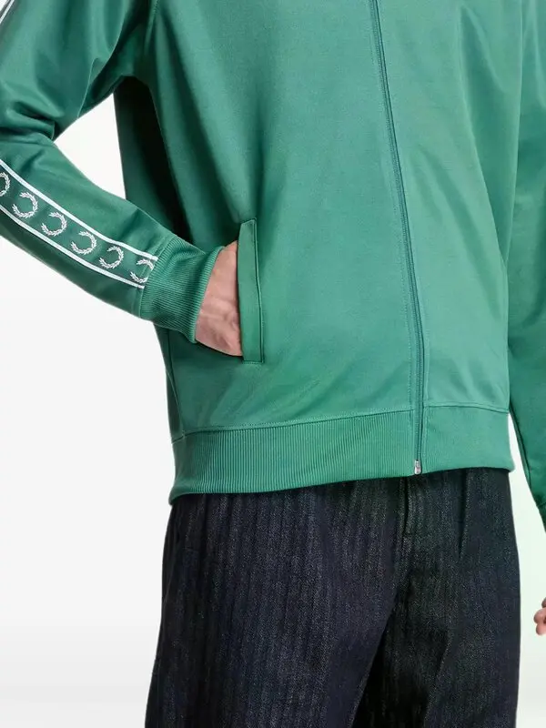 Fred Perry Logo Detail Zip-up Sweatshirt