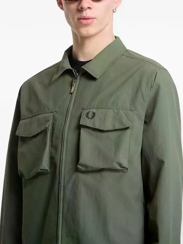 Fred Perry Logo-detail Overshirt