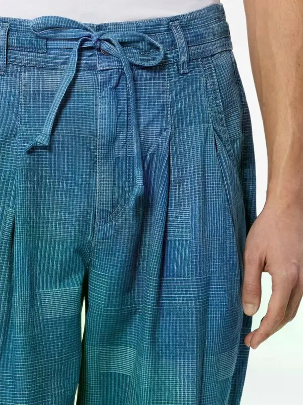 Isabel Marant Étoile Denzey Check Pattern Trousers