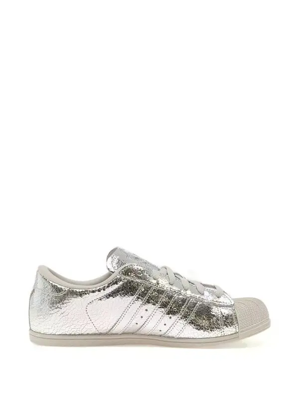 Adidas Superstar Lo Pro Sneakers With Cracked Effect Metallic Finish
