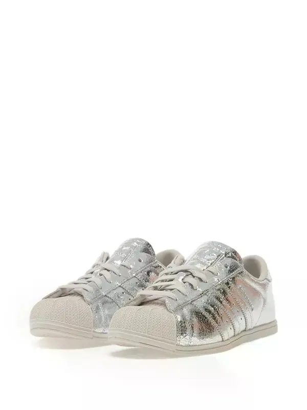 Adidas Superstar Lo Pro Sneakers With Cracked Effect Metallic Finish