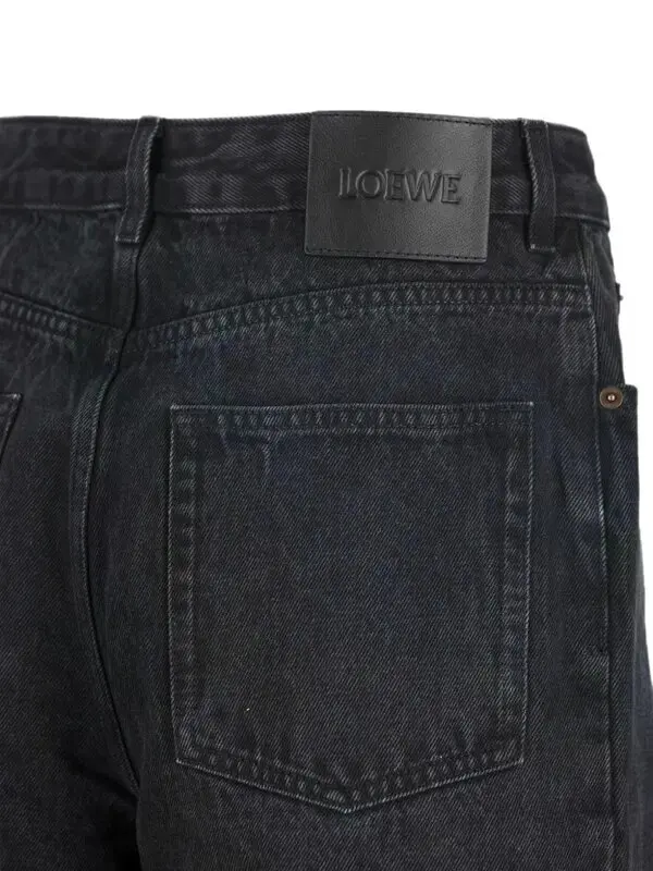 Loewe Anagram Embroidered Straight Leg Jeans