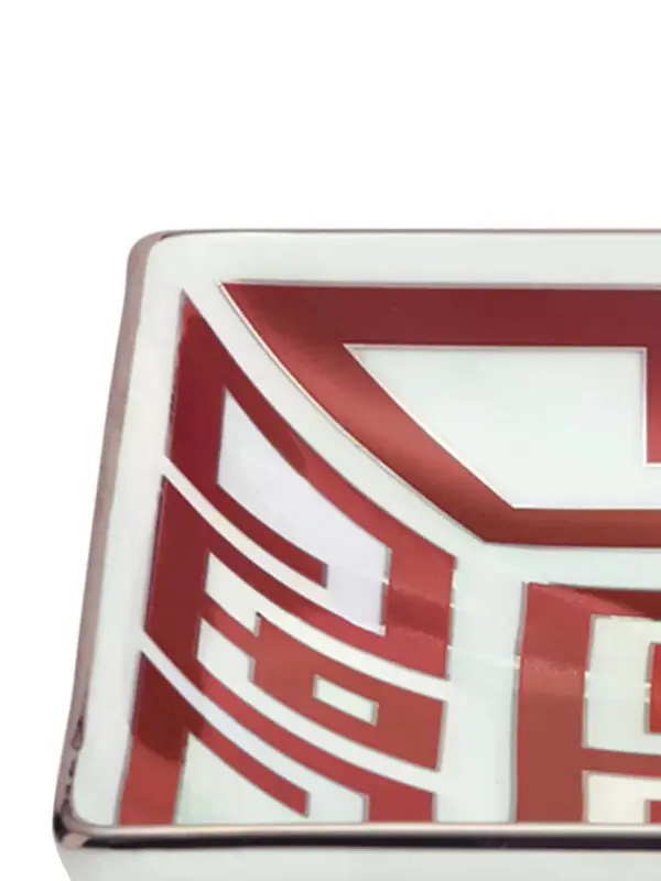 GINORI 1735 Labirinto Trinket Dish - Red