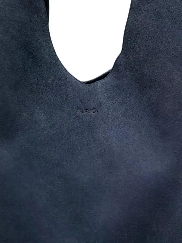 A.p.c. Suede Shoulder Bag - Blue