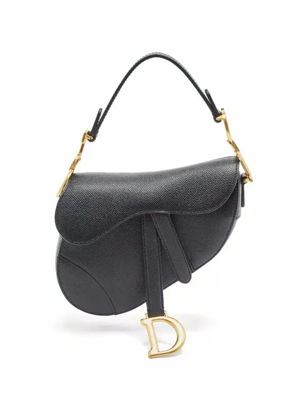 Dior 2022 Mini Leather Shoulder Bag - Black