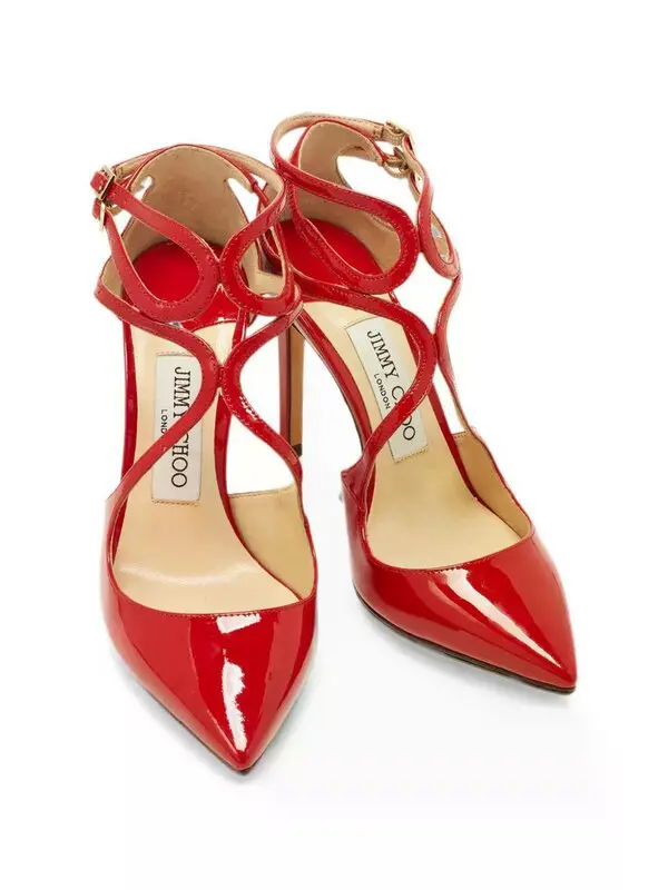 JIMMY CHOO Lancer Patent Leather Stiletto Pumps