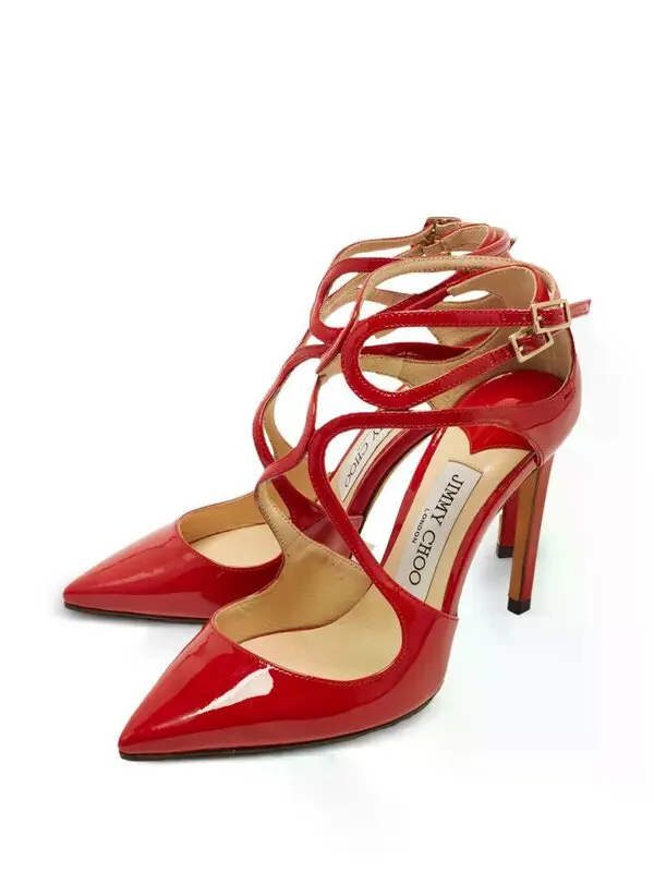JIMMY CHOO Lancer Patent Leather Stiletto Pumps