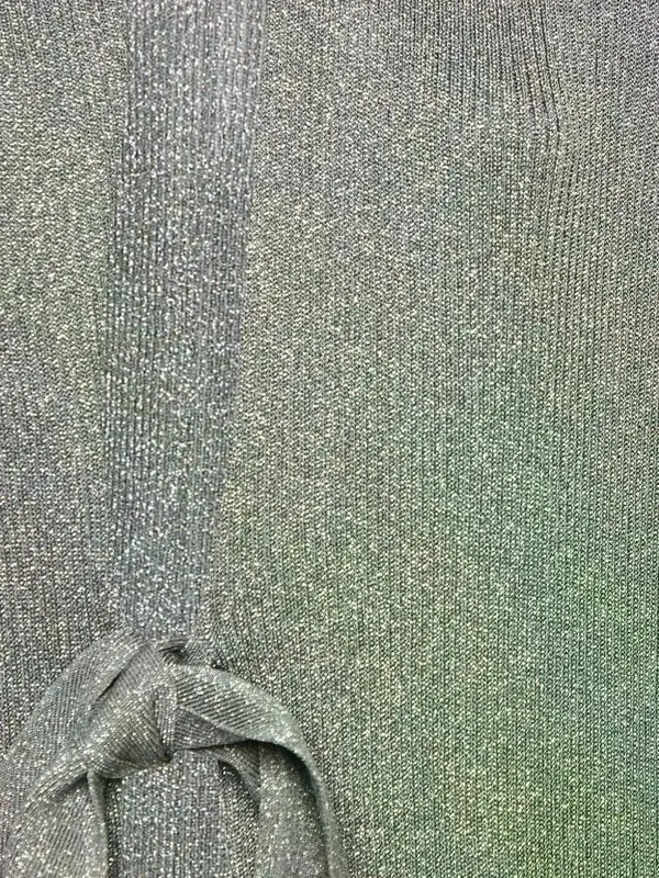 Balenciaga Knitted Maxi Dress With V-neck