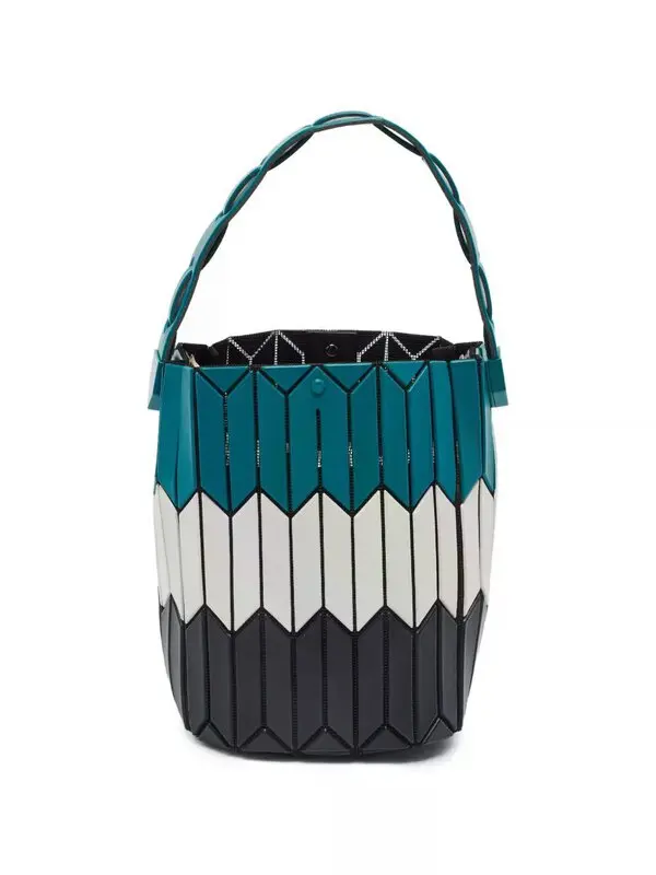 Issey Miyake Geometric Paneled Bucket Bag