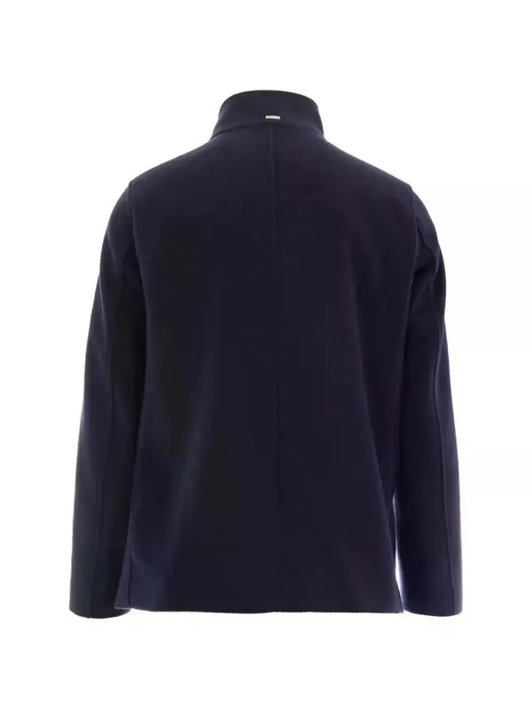 Herno Double-breasted High-neck Coat