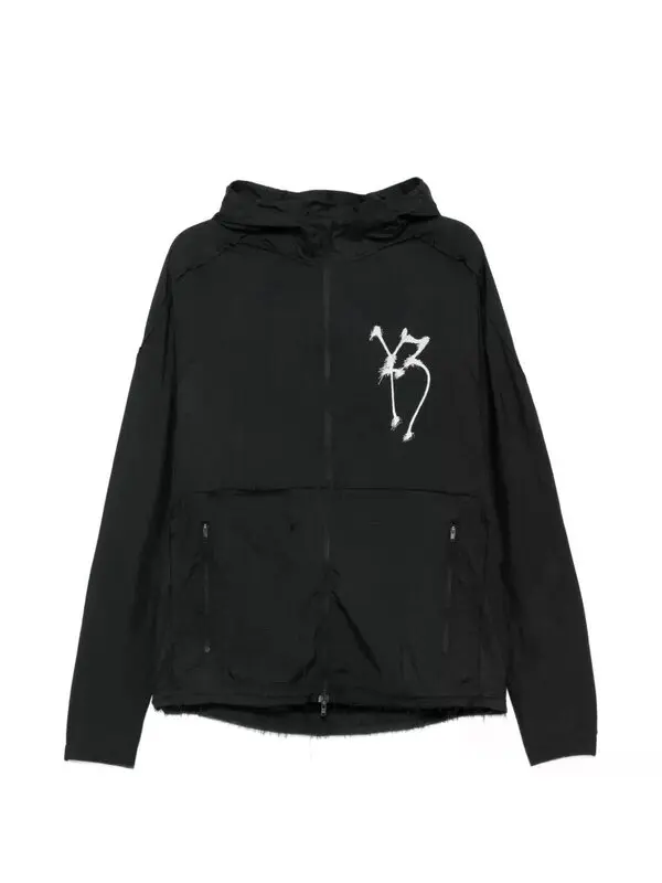 Y3 Graphic Print Hooded Jacket