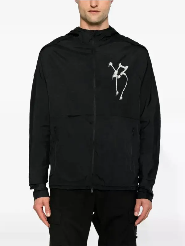 Y3 Graphic Print Hooded Jacket