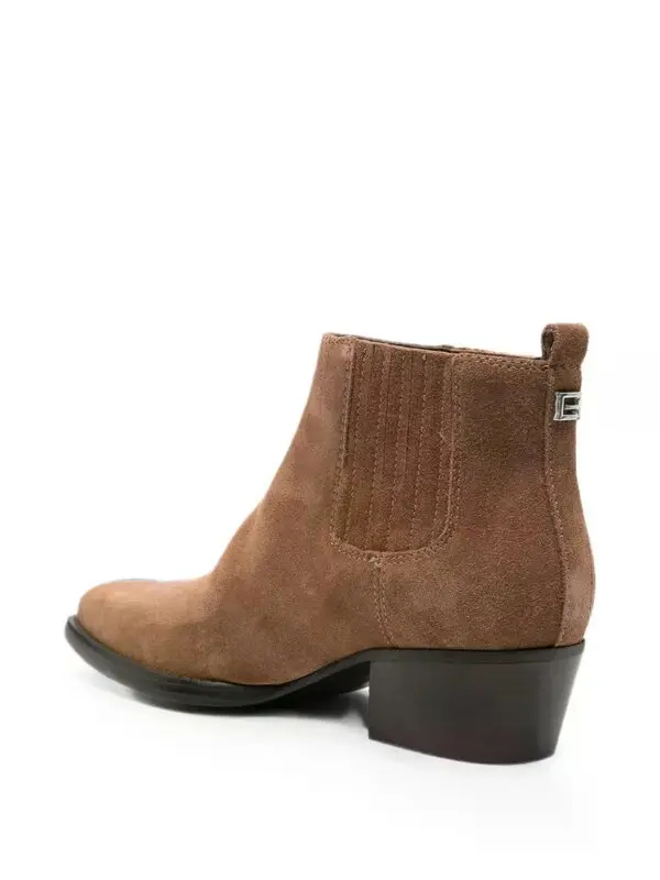 Guess Suede Elasticated-side Chelsea Boots - Brown