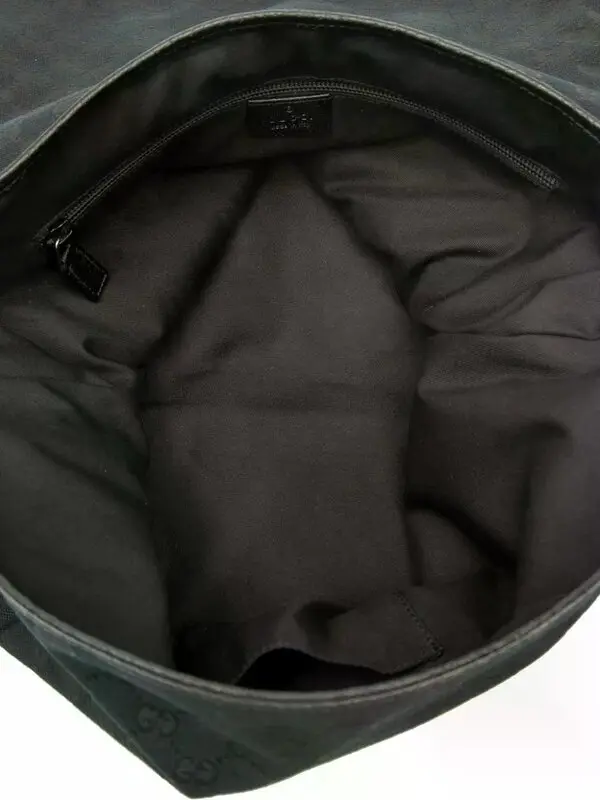 Gucci Gg Canvas Web Flap Messenger Bag