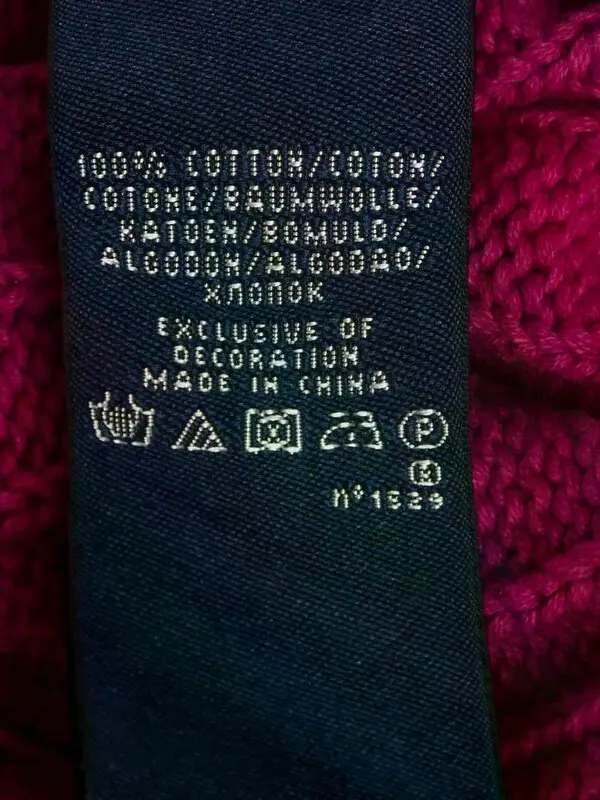 Ralph Lauren Cable Knit V-neck Sweater