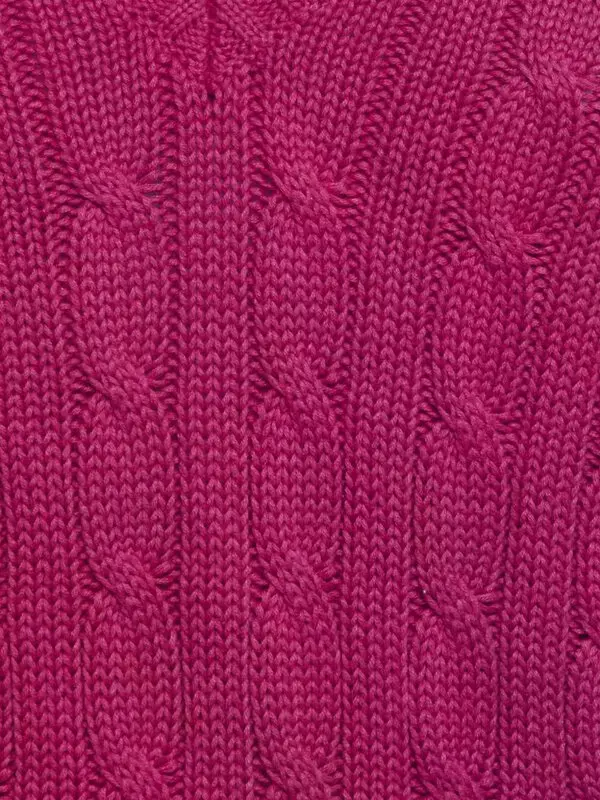 Ralph Lauren Cable Knit V-neck Sweater