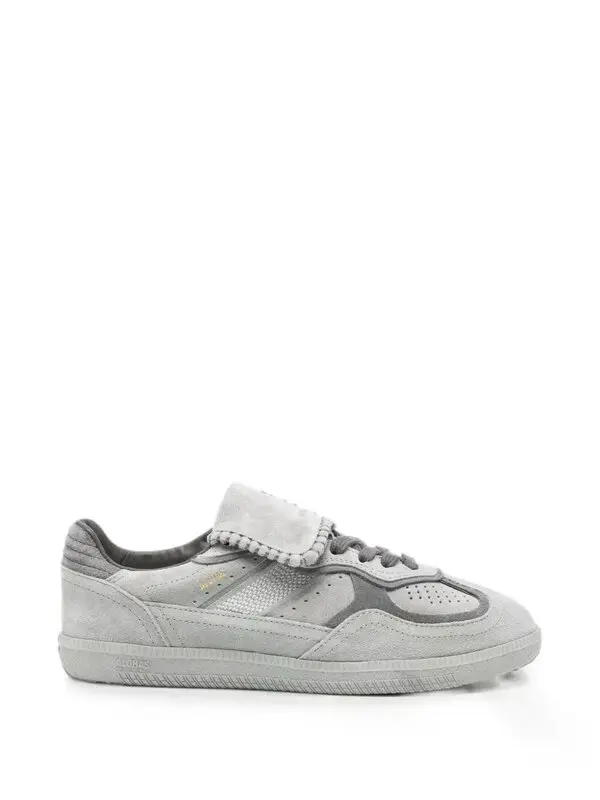 ALOHAS Foldover-tongue Leather Sneakers - Grey