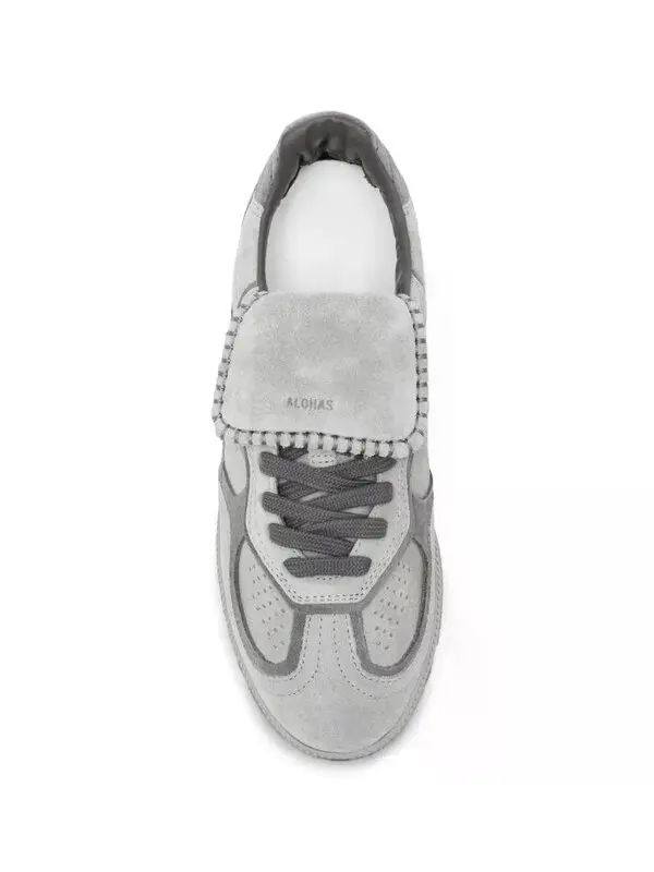 ALOHAS Foldover-tongue Leather Sneakers