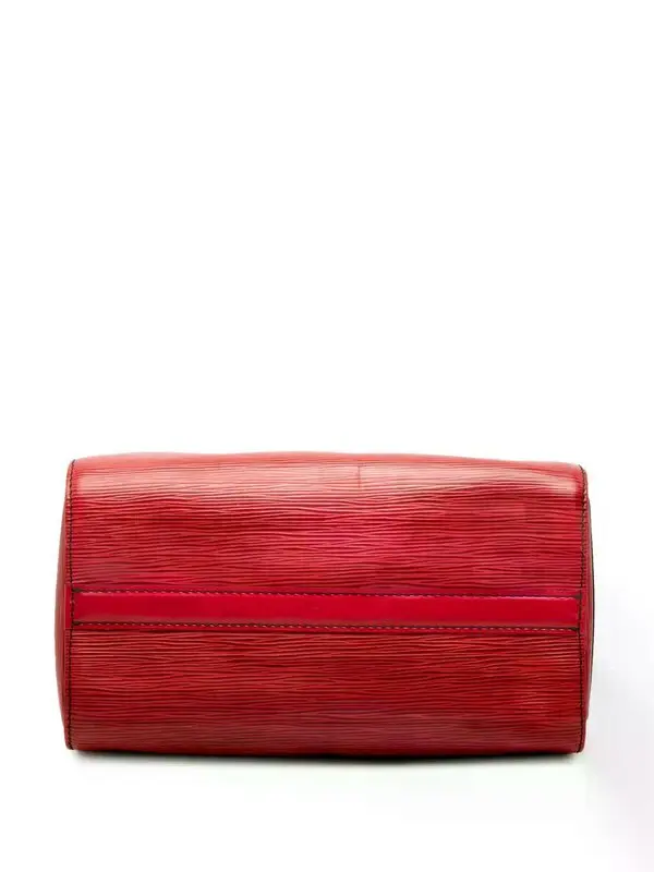 LOUIS VUITTON Epi Speedy 25 Boston Bag - Red