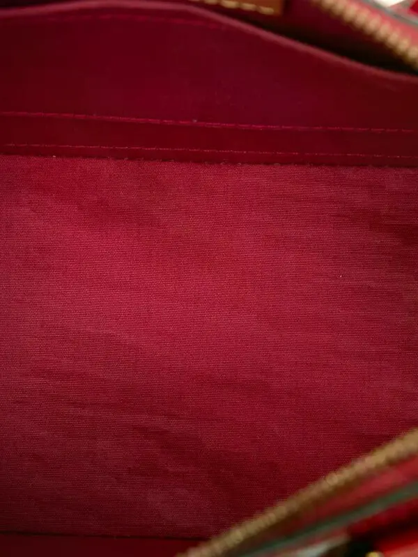 LOUIS VUITTON Monogram Vernis Alma Bb Satchel