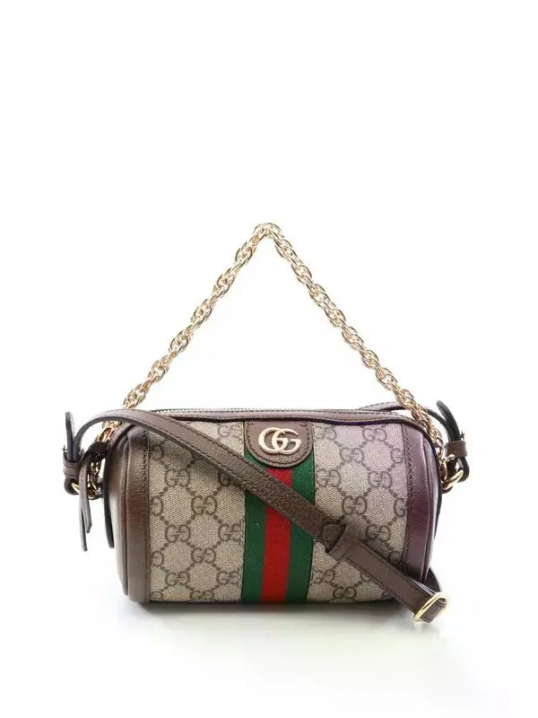 Gucci Ophidia Mini Gg Supreme Web Satchel - Neutrals