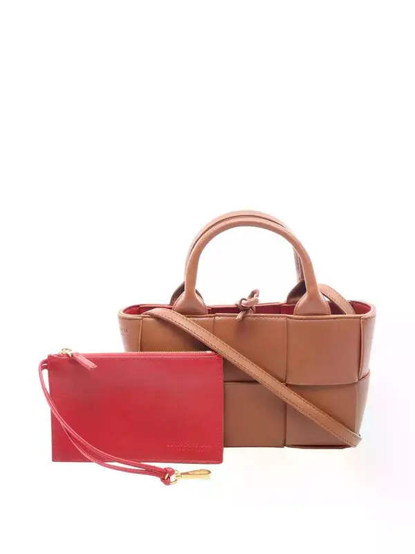 Bottega Veneta Arco Tote Satchel - Brown