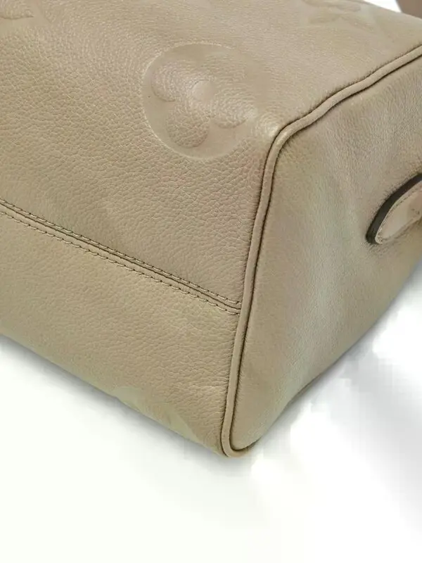 LOUIS VUITTON Speedy Bandoulière Monogram Empreinte Tote Bag - Neutrals