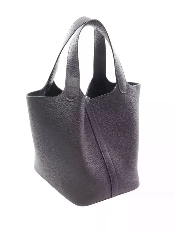Hermès Clemence Picotin Lock 18 Handbag - Blue