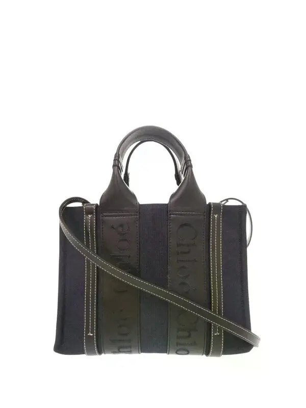 Chloé Canvas Woody Tote Satchel