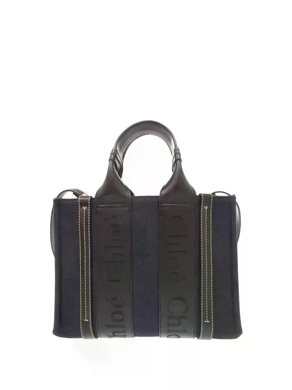 Chloé Canvas Woody Tote Satchel