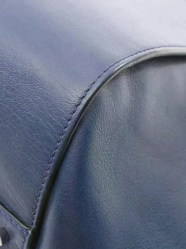Loewe Medium Leather Hammock Satchel - Blue