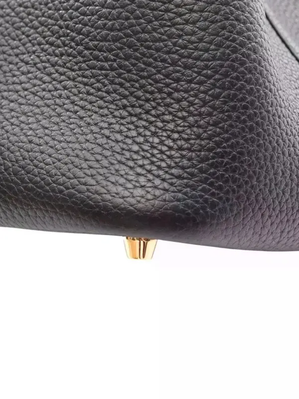 Hermès Clemence Picotin Lock 22 Handbag - Black