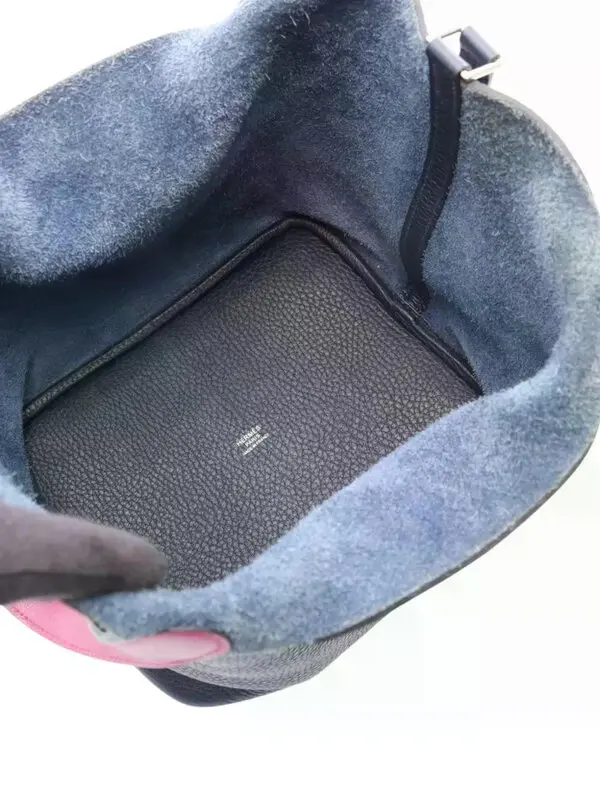 Hermès Clemence Picotin Lock 22 Handbag - Blue