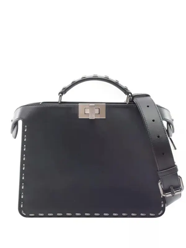 Fendi Selleria Peekaboo Iseeu Satchel - Black