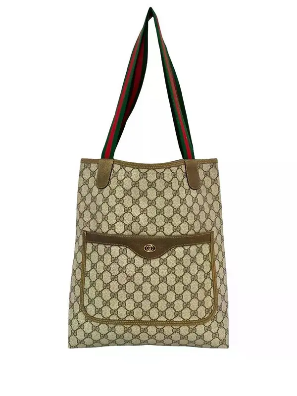 Gucci Gg Supreme Web Tote Bag