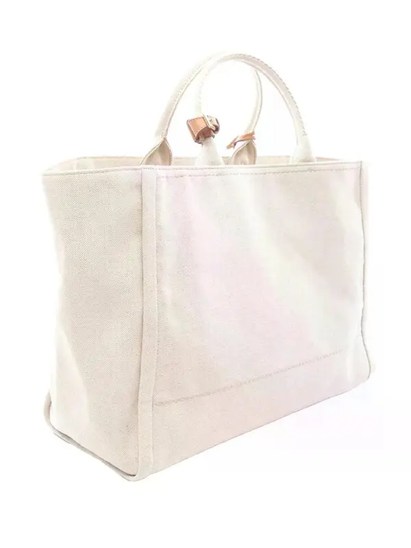 Prada Linen Blend Jardiniere Tote Bag
