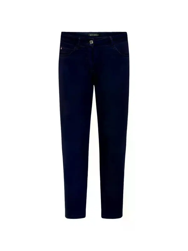 BETTY BARCLAY Cropped Slim-fit Jeans - Blue