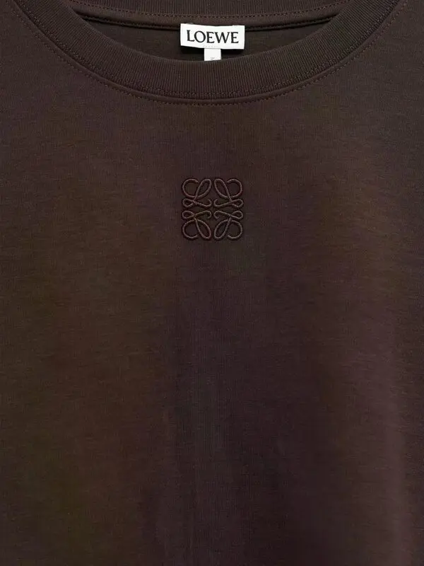 Loewe Asymmetric T-shirt - Brown